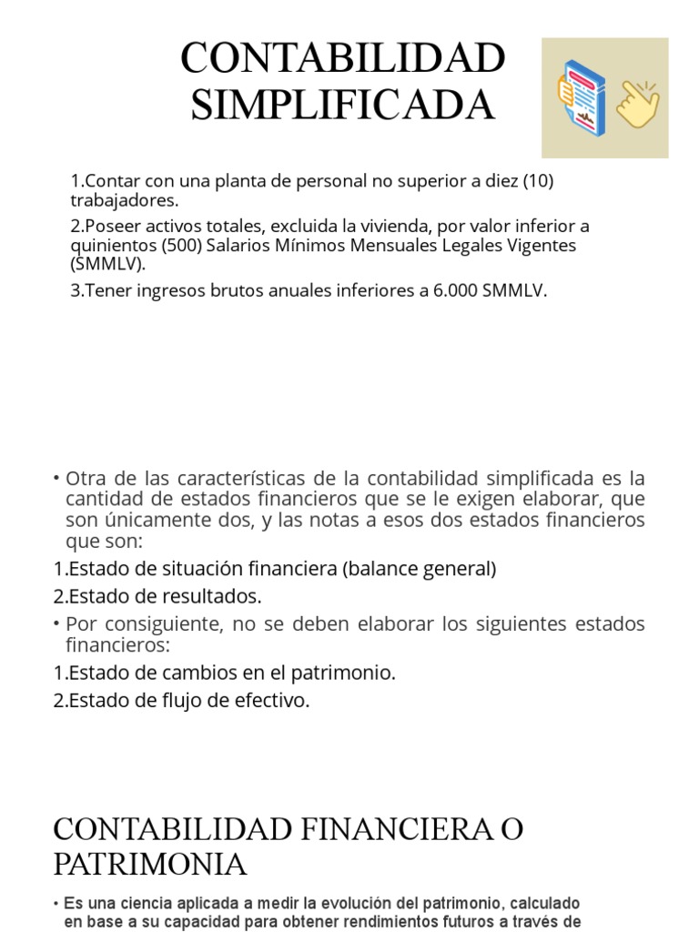 Contabilidad Simplificada | PDF