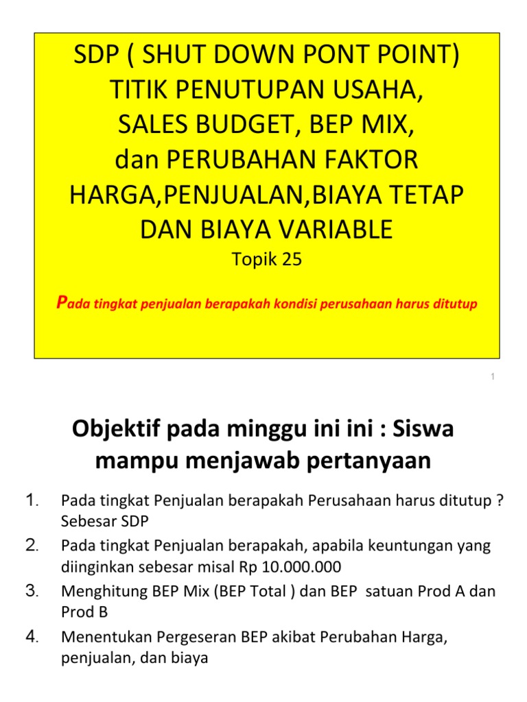 6 (2) - SDP & Sales Budget | PDF
