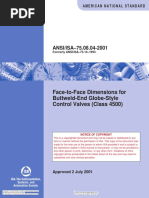 ISA 75.19.01 Hydrostatic Testing of Control Valves PDF | PDF | Valve | Leak