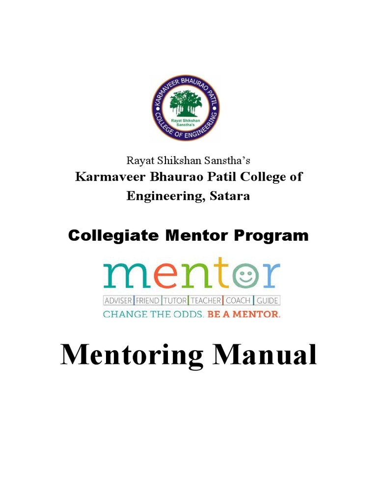 Mentoring Scheme Manual and Formats | PDF | Mentorship | Critical Thinking
