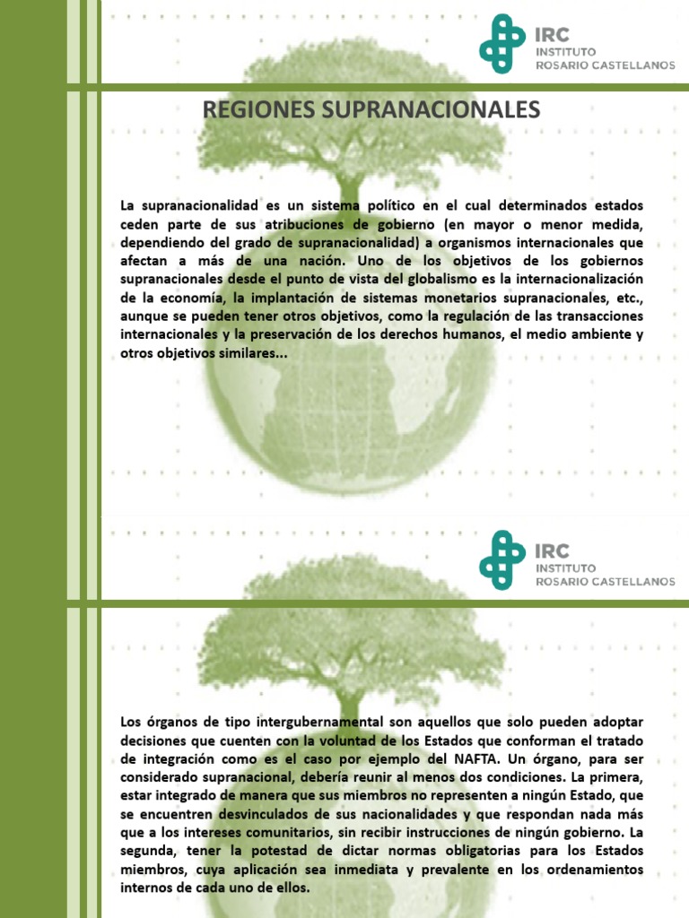 5 Regiones Supranacionales | PDF | Europa | Estado miembro de la Unión ...