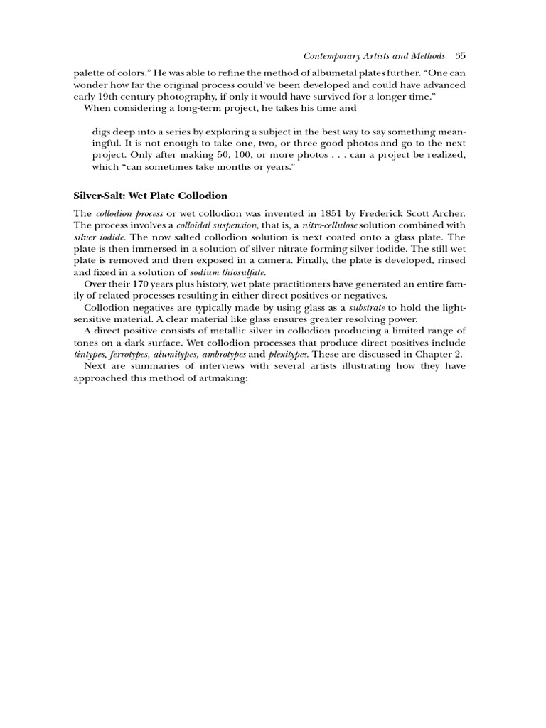 Alternative Process Photography For The Contemporary Photographer A ...