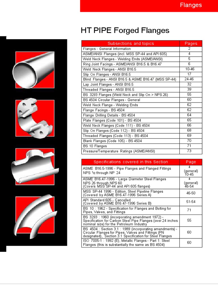 Ansi Flange Standard HT Pipe | PDF | Pipe (Fluid Conveyance) | Gas ...