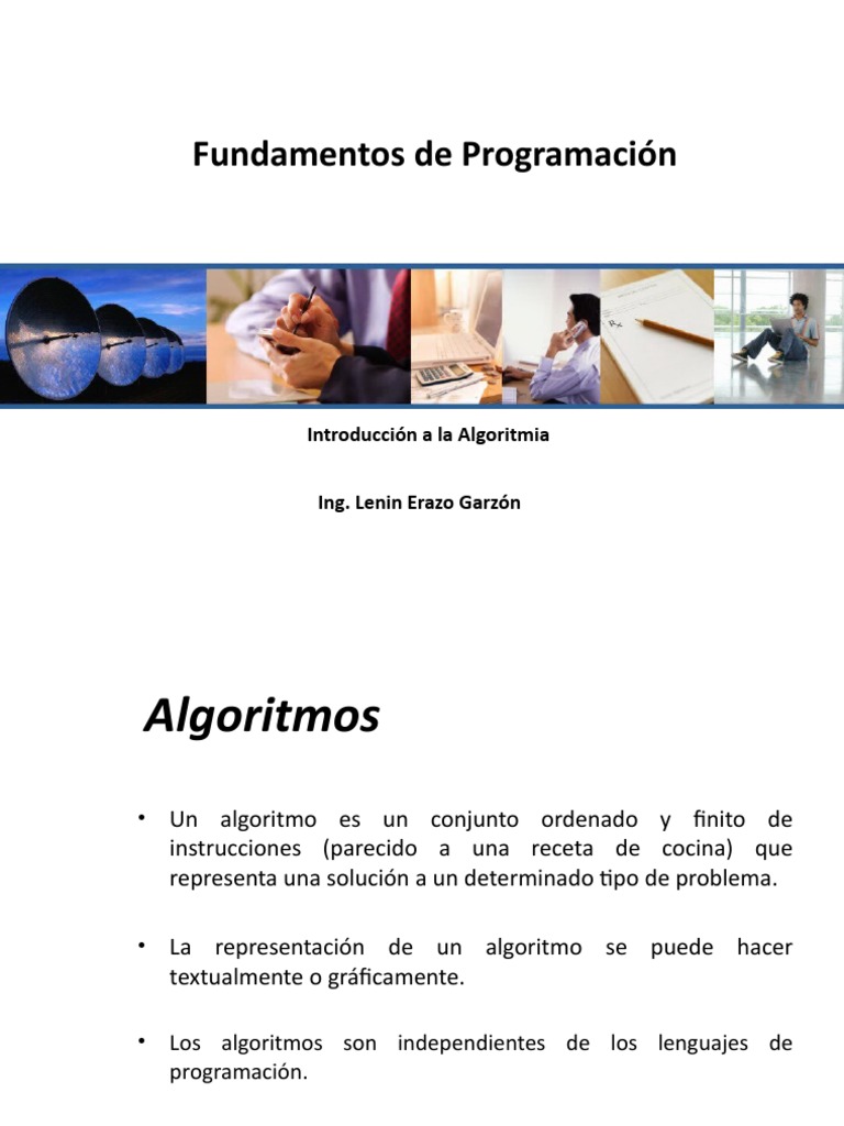 Introducción A La Algoritmia | PDF | Algoritmos | Lenguaje de programación