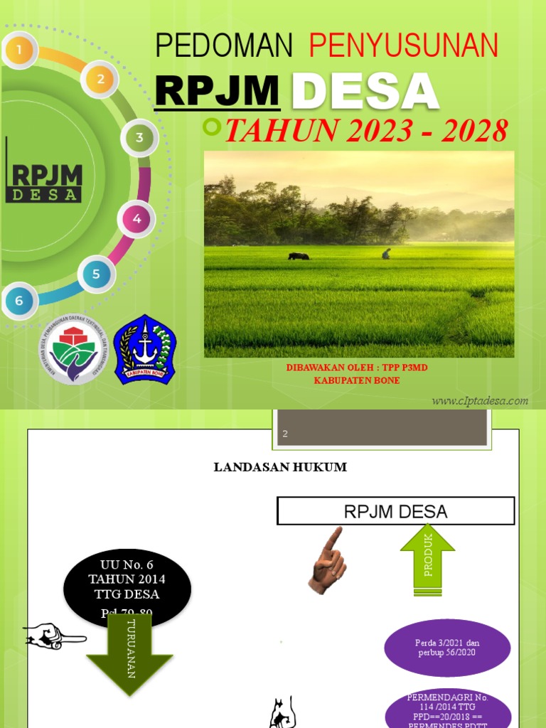 SLIDE MATERI RPJM Desa by NURSALIM | PDF