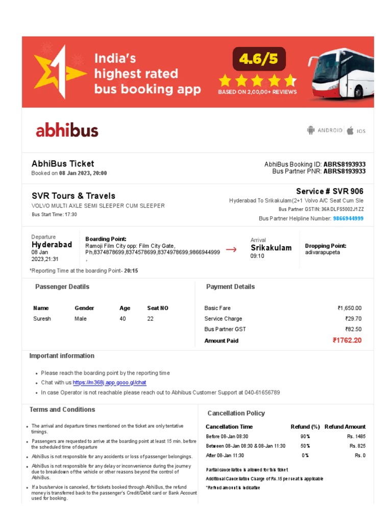 Ticket - Abibus | PDF | Banking Technology | Public Transport