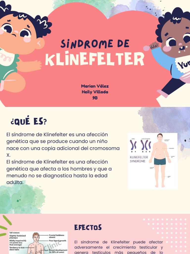 Klinefelter síndrome | PDF | Enfermedades y trastornos | Especialidades ...