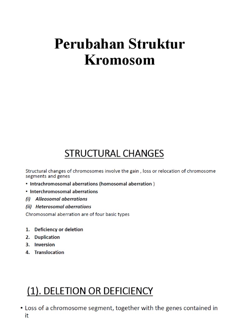 Chromosomal Aberrations | PDF
