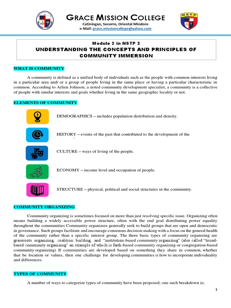 NSTP-CWTS 2 Module 2 | Download Free PDF | Community | Experience NSTP-CWTS 2 Module 2 | Download Free PDF | Community | Experience