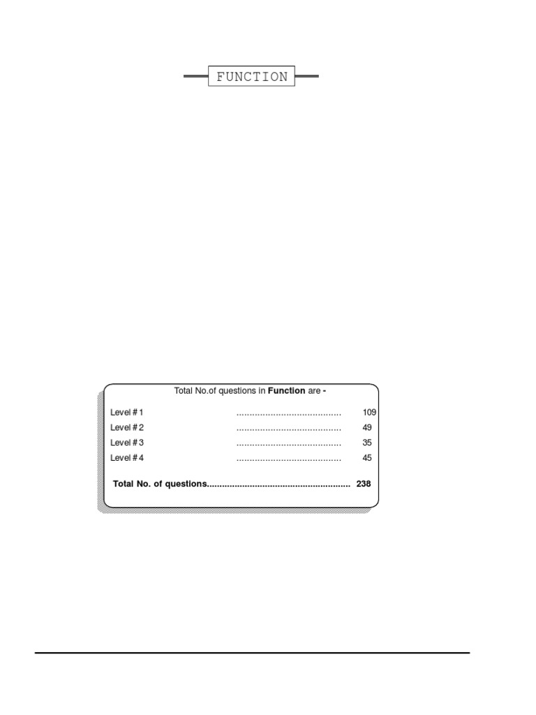 Functions Exercise Module-4 | PDF | Function (Mathematics ...