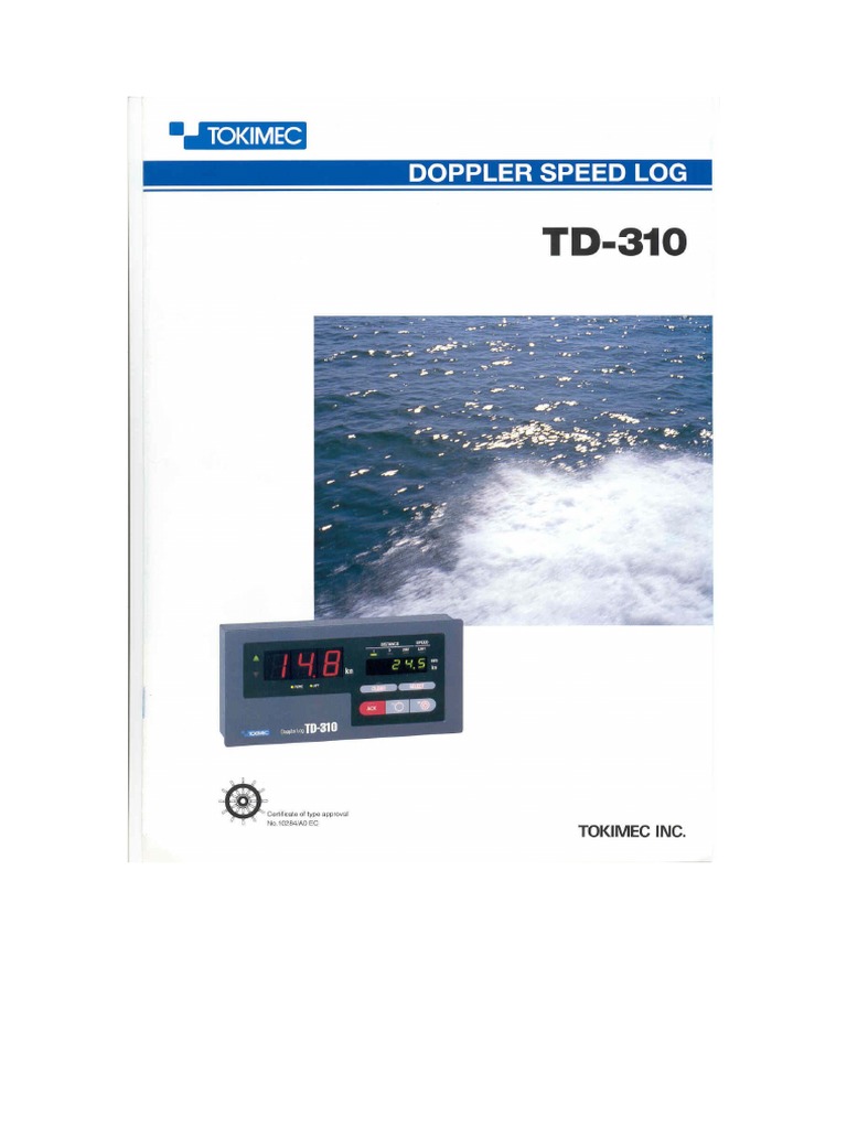1231854442_DOPPLER SPEED LOG TD310 | PDF