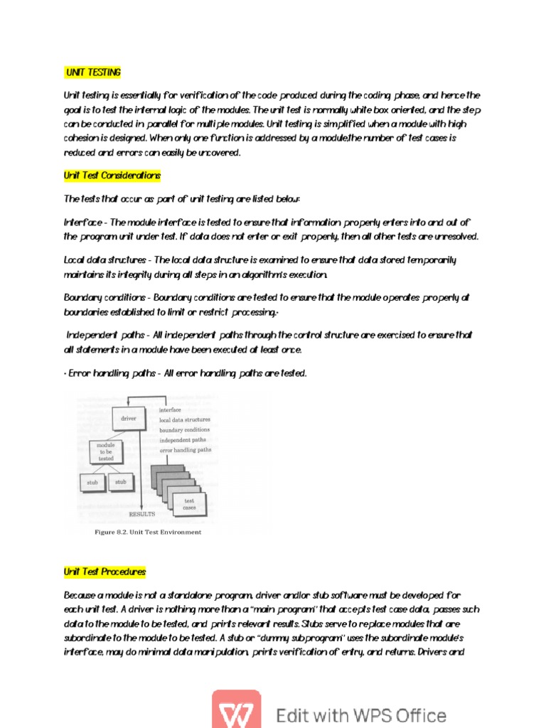 UNIT TESTING-WPS Office PDF | PDF