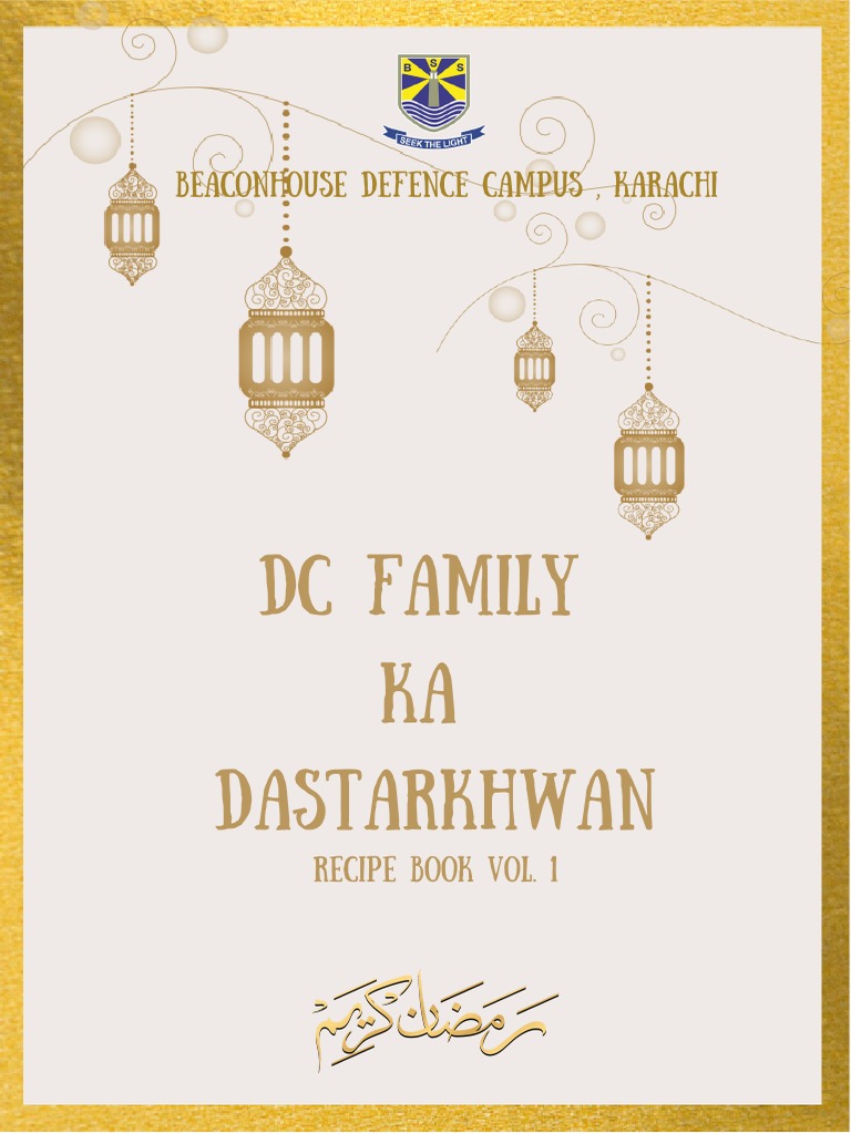 DC Ramadan Recipe Book VOL.1 | PDF | Sauce | Mayonnaise