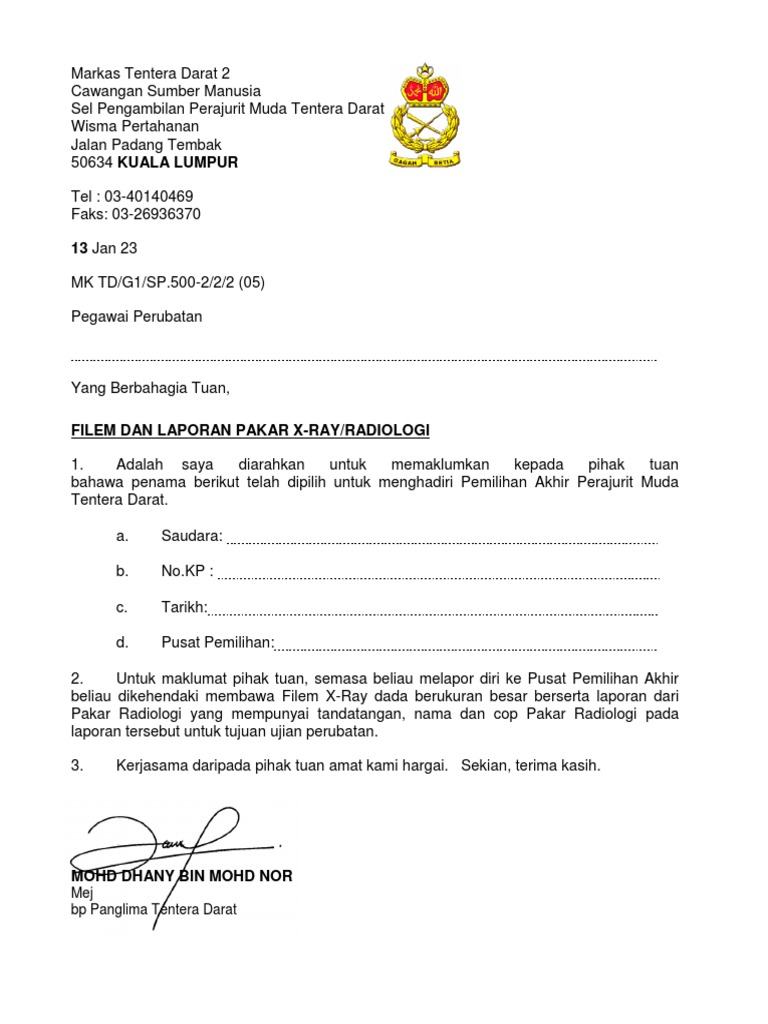 SURAT FILEM DAN LAPORAN PAKAR X-RAY-RADIOLOGI - PMTD-4.-surat-filem-dan ...