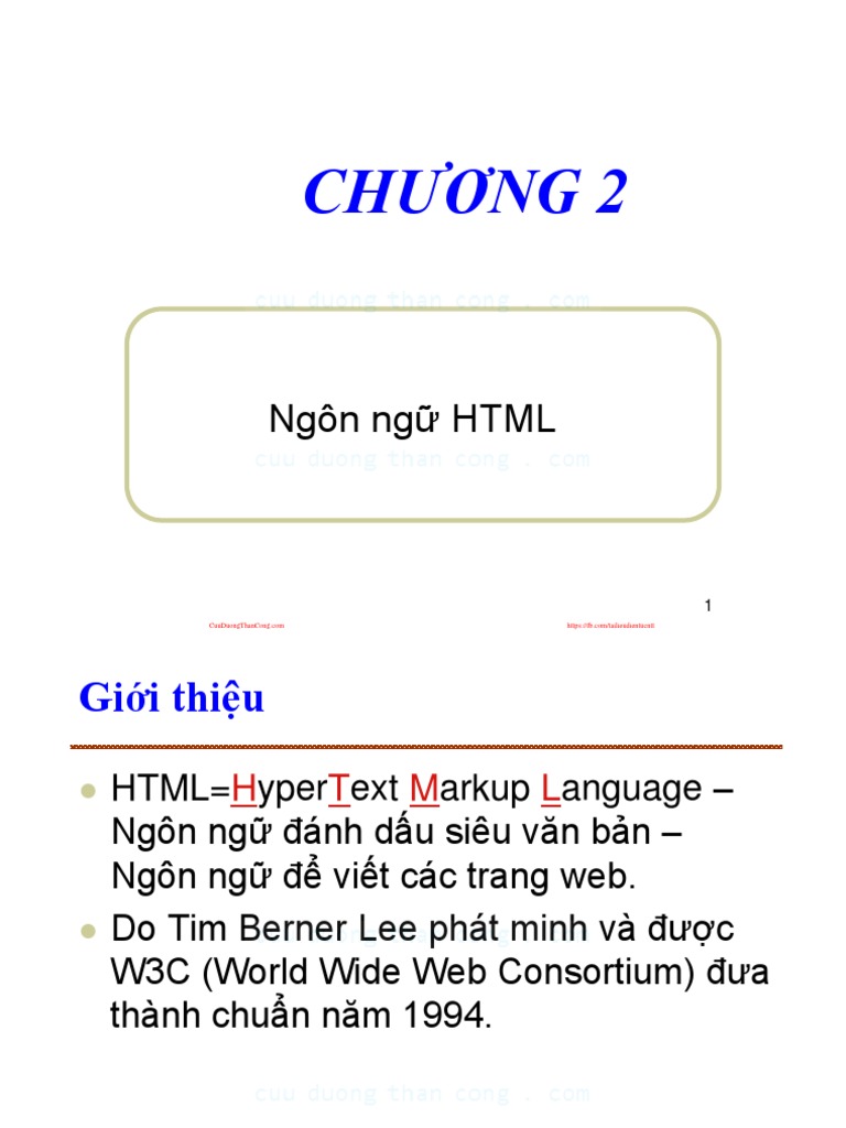 Lap-Trinh-Web - Mai-Xuan-Hung - HTML - (Cuuduongthancong - Com) | PDF