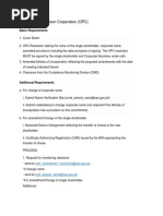 OPC Written Resolution Template | PDF