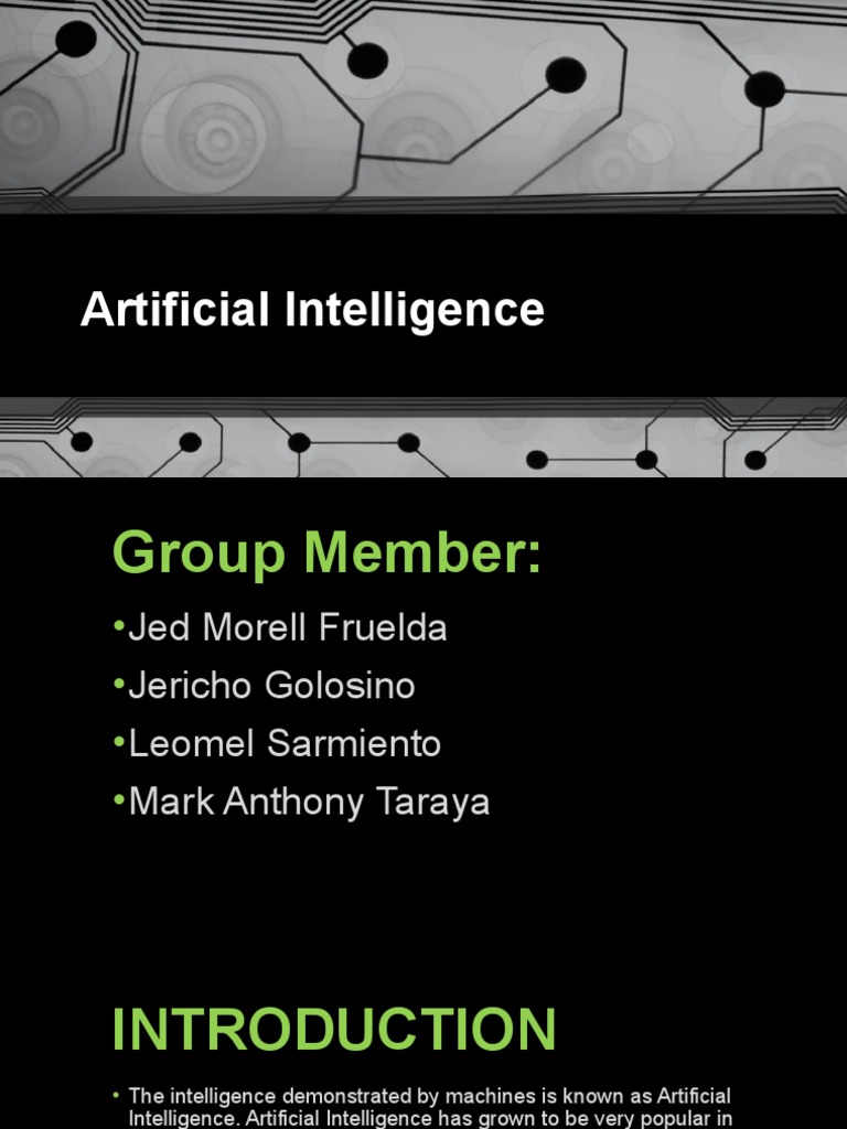 Artificial Intelligence Proposal OOP | PDF | Artificial Intelligence | Intelligence (AI) & Semantics