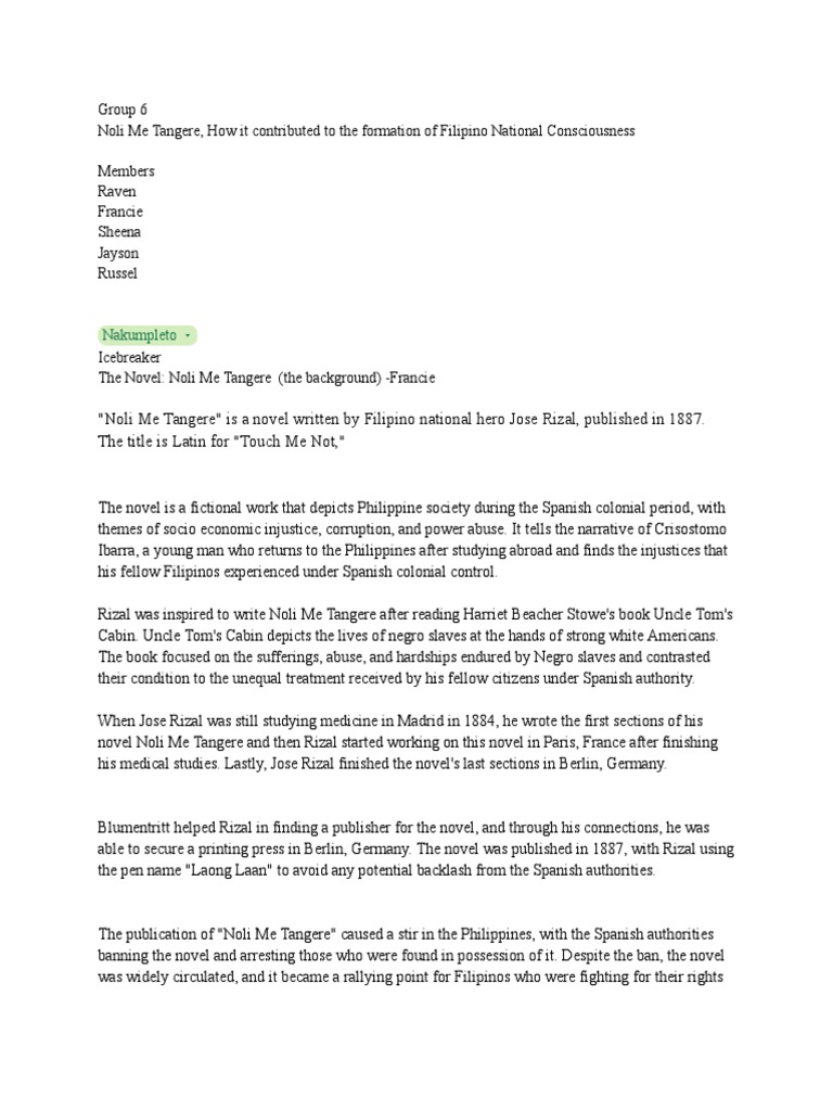 Group 6 Written Report PDF | PDF