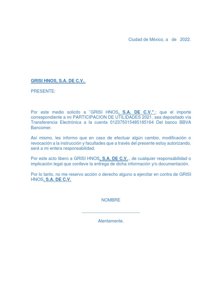 Carta Responsiva Ptu PDF | PDF