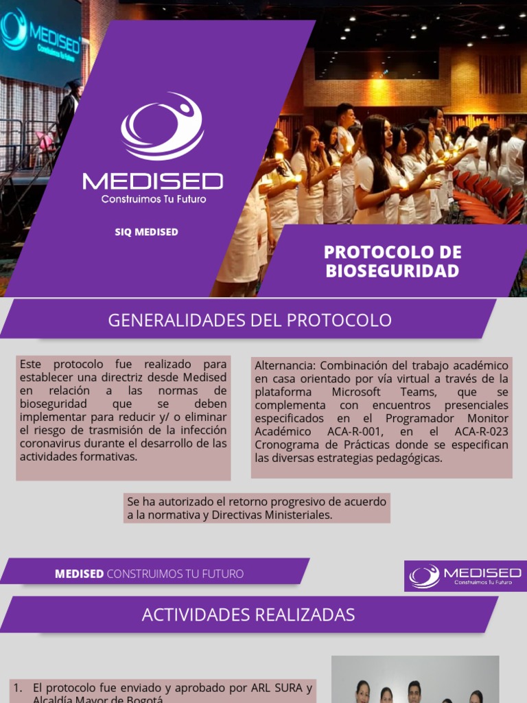 Protocolo Bioseguridad Estudiantes Medised-Cosmetologia | PDF