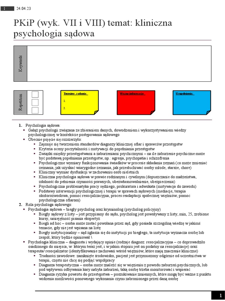 PKiP - Wyk. VII-VIII | PDF