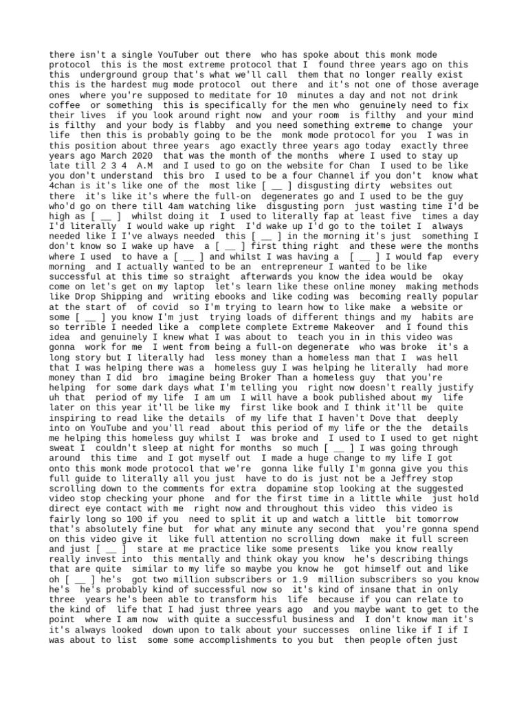 (English) Full Monk Mode Guide - 4 Steps To Fix Your Life (DownSub ...