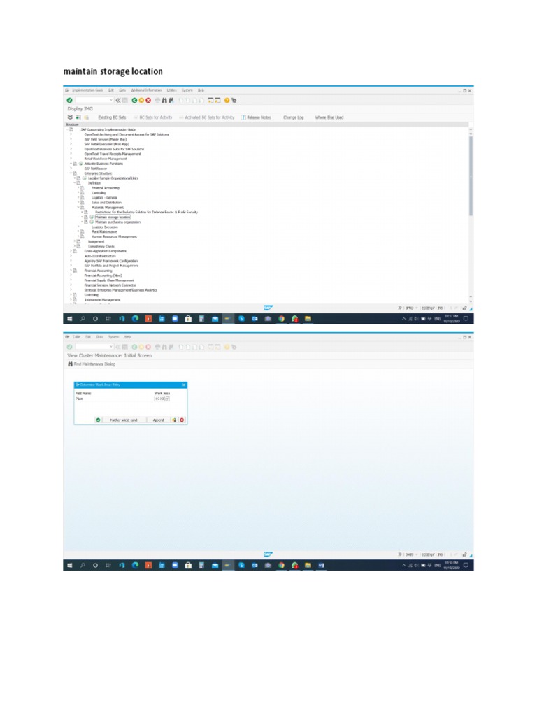 Storage Location and Plant Assignment Guide | PDF | Computers