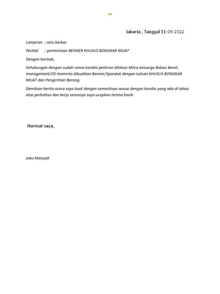 Berita Acara MBB | PDF