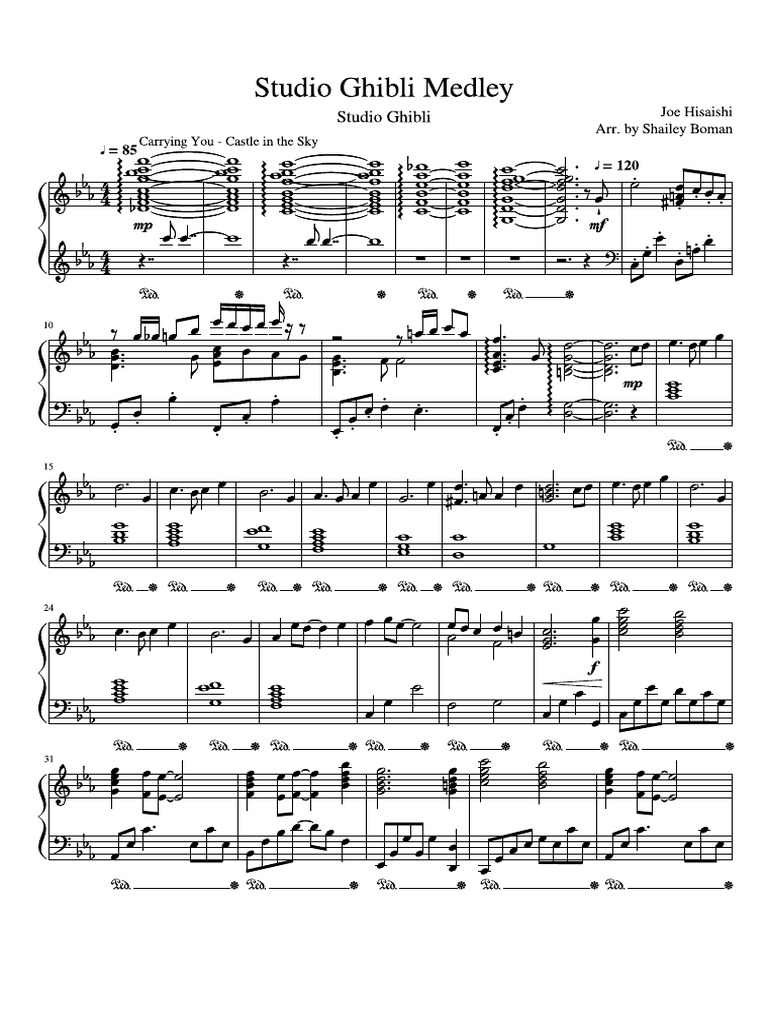 Studio Ghibli Medley PDF | PDF