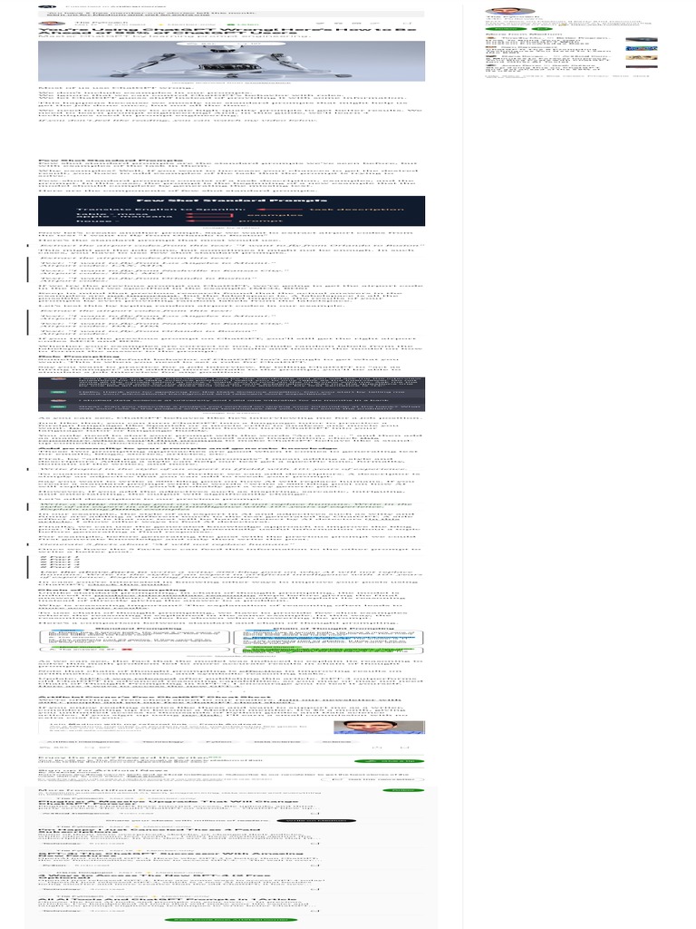 You'Re Using ChatGPT Wrong! Here's How To Be Ahead of 99% of ChatGPT ...