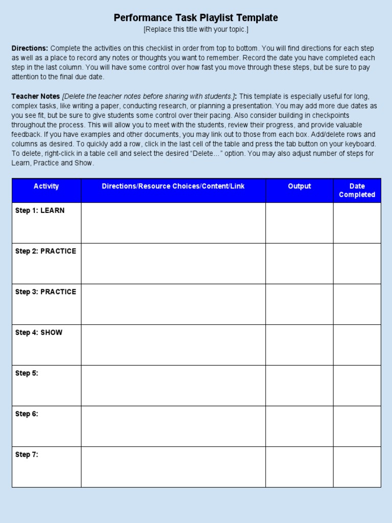 Session 4 Performance Task Playlist | PDF | Rubric (Academic) | Hyperlink Session 4 Performance Task Playlist | PDF | Rubric (Academic) | Hyperlink