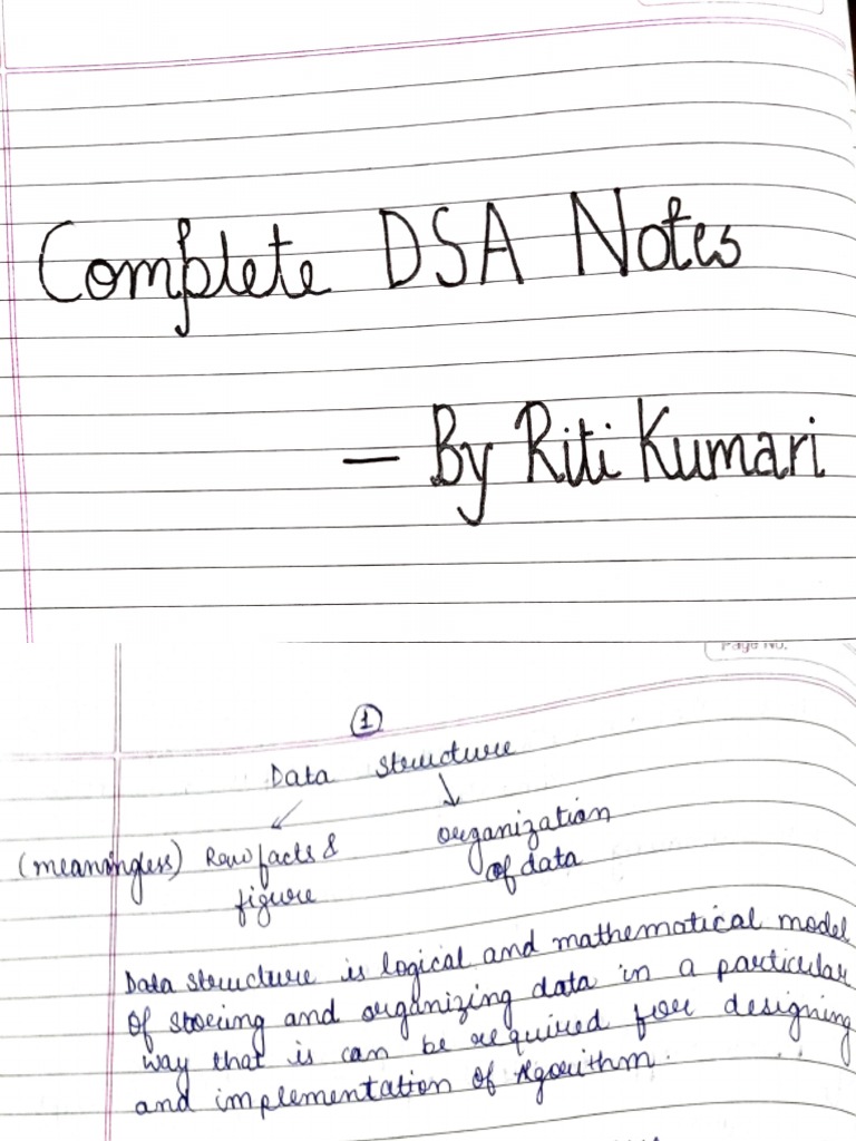 Data Structure Notes Pdf Pdf