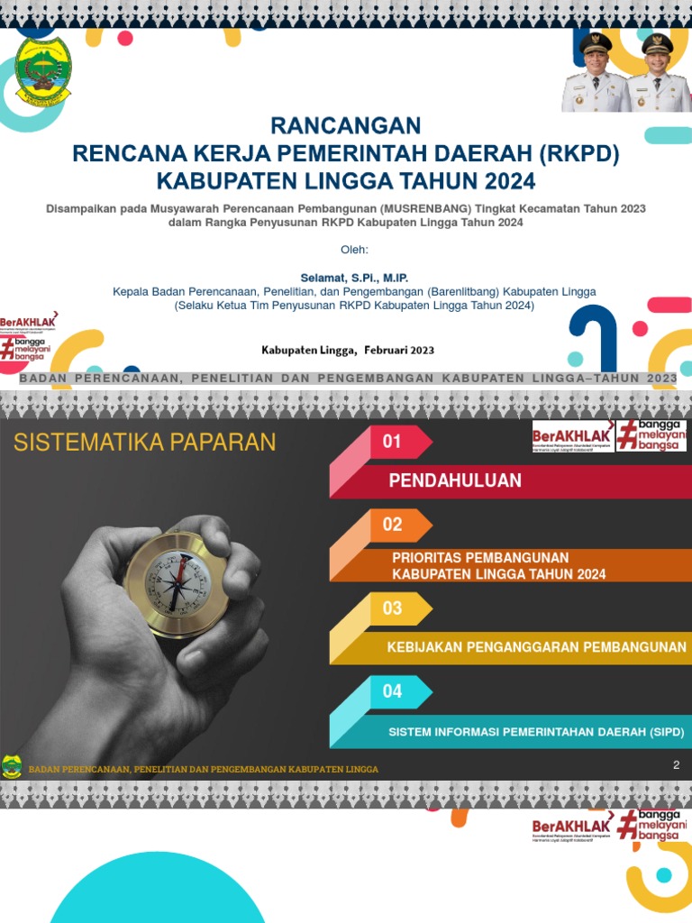 Bahan Paparan Kepala Barenlitbang | PDF