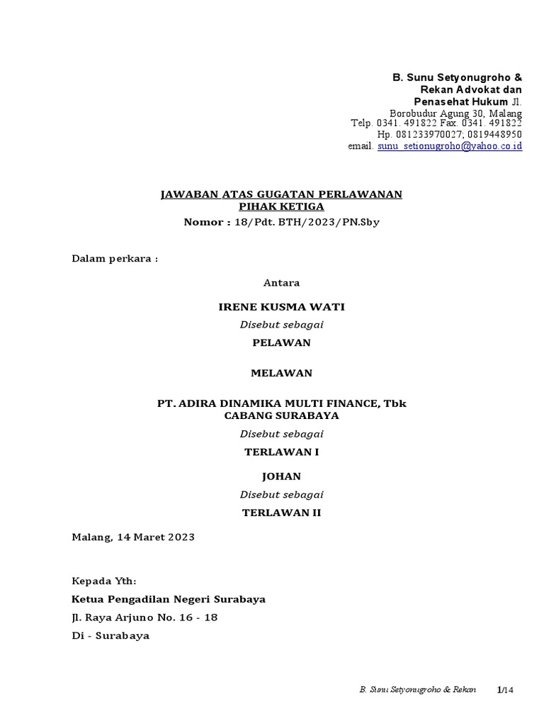 Jawaban 18 BTH Angger | PDF