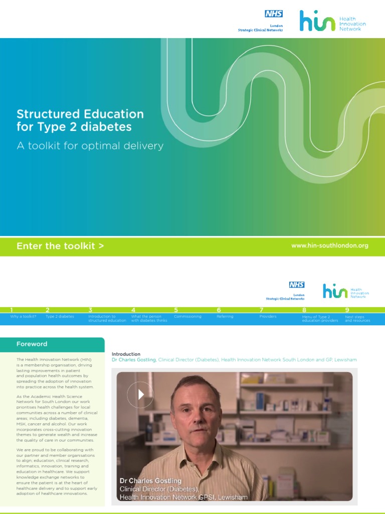Structured Education Toolkit Final | PDF | Diabetes | Health Care