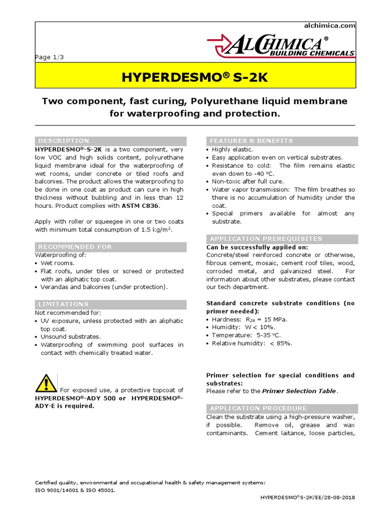 Hyperdesmo S 2k - v2.0 | PDF | Concrete | Roof