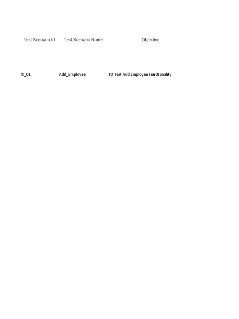 TS For Add Emp | PDF