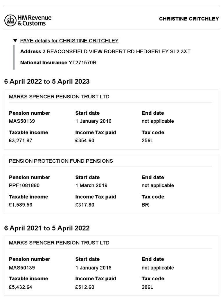 Income Tax History - Check Your Income Tax - GOV - UK - Check Your ... Income Tax History - Check Your Income Tax - GOV - UK - Check Your ...