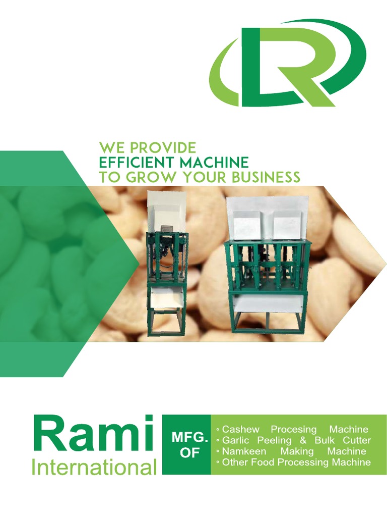 Rami International: Cashew Processing Overview | PDF | Clothes Dryer
