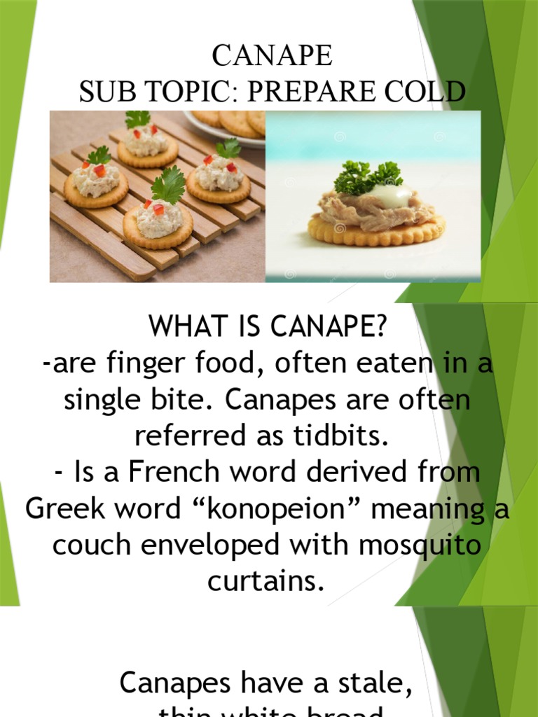 Canape Demo | PDF