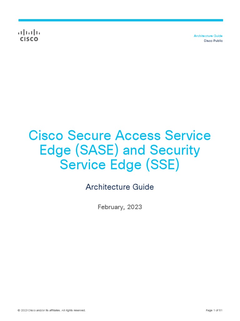 Sase Sse Ag | Download Free PDF | Cloud Computing | Malware