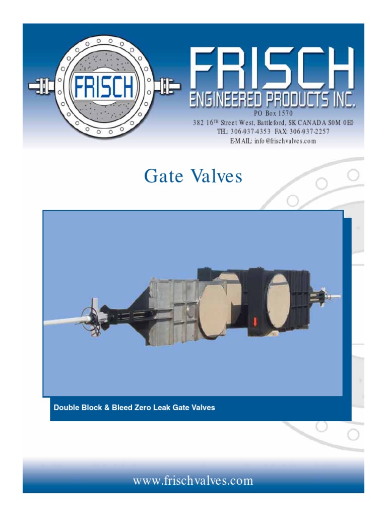 Custom Gate Valves and Solutions | PDF | Valve | Refractory