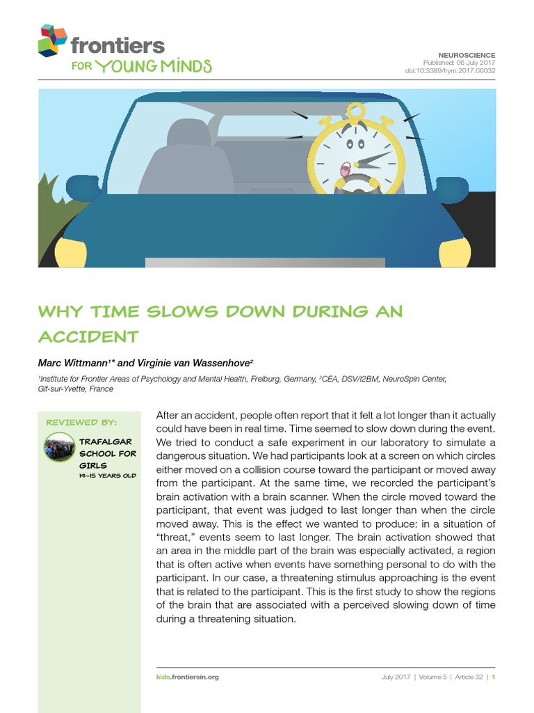 Wittmann M - Why - Time - Slows - Down - During - An - Accident PDF ...
