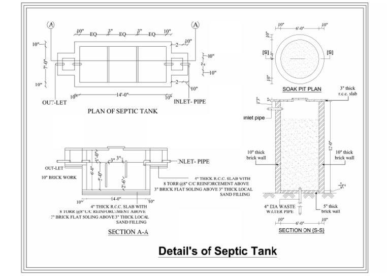 Septic Tank Design | PDF