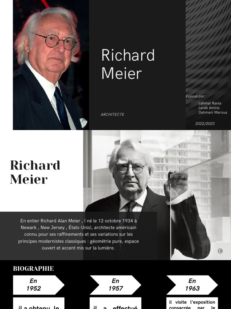 Richard Meier PDF | PDF | Béton | Pont