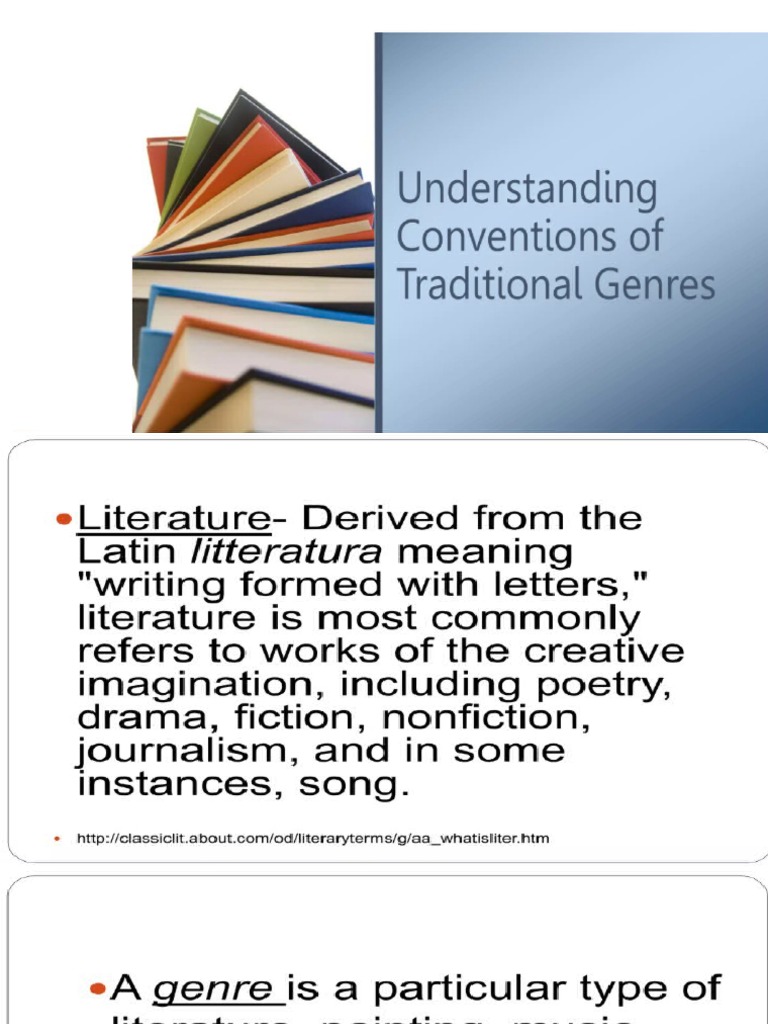 Understanding Conventions and Traditional Genres | PDF