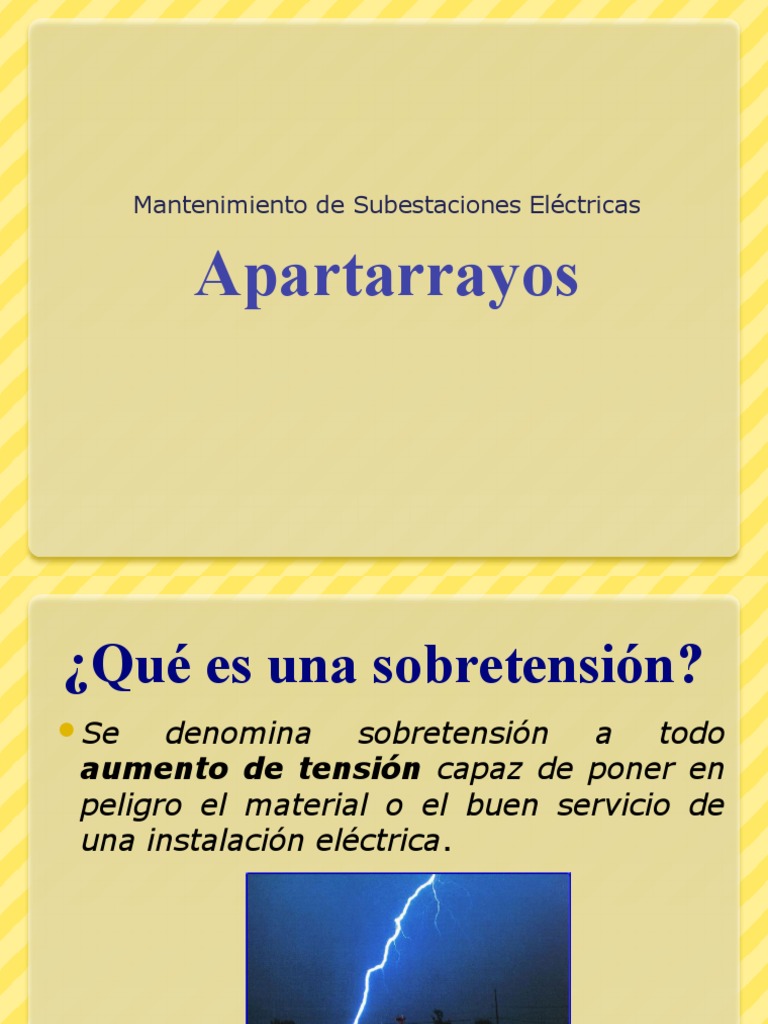 Guía sobre Apartarrayos en Subestaciones | PDF | Relámpago | Electrostática