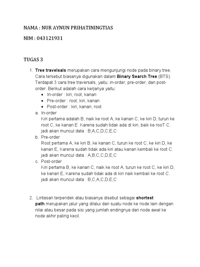 Tugas 3 Struktur Data | PDF