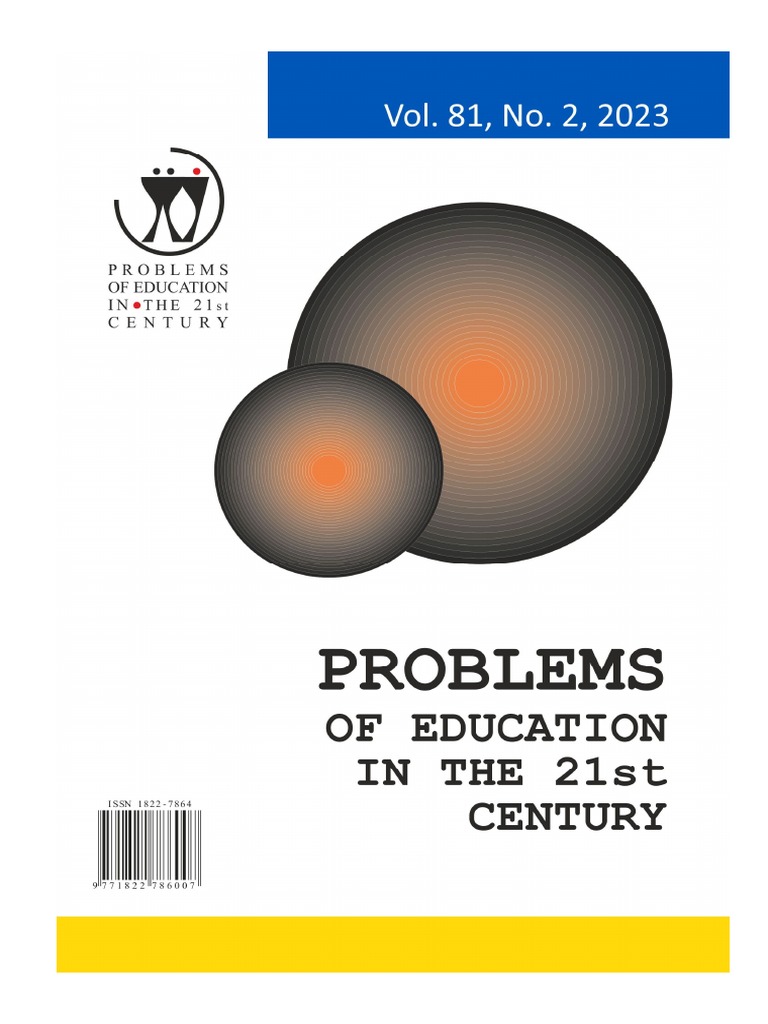 Problems of Education in The 21st Century, Vol. 81, No. 2, 2023 | PDF | Intermolecular Force ...