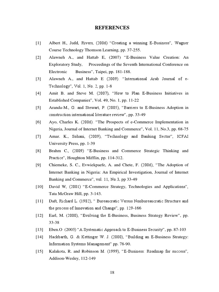 08 References | PDF | E Commerce | Electronic Business